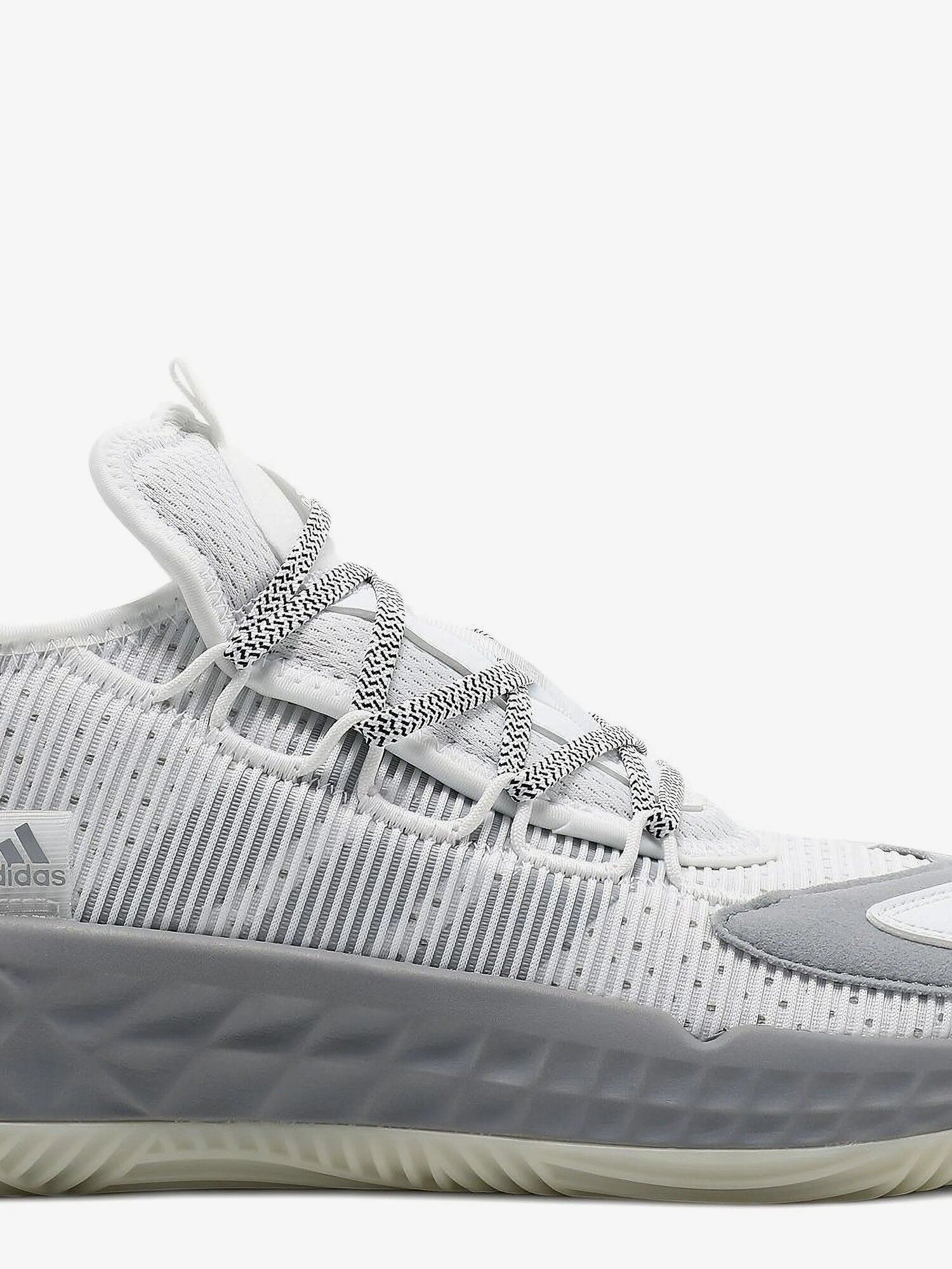 Кроссовки adidas Pro Boost Low White Light Onix, размер 11 US, серый — фото 1