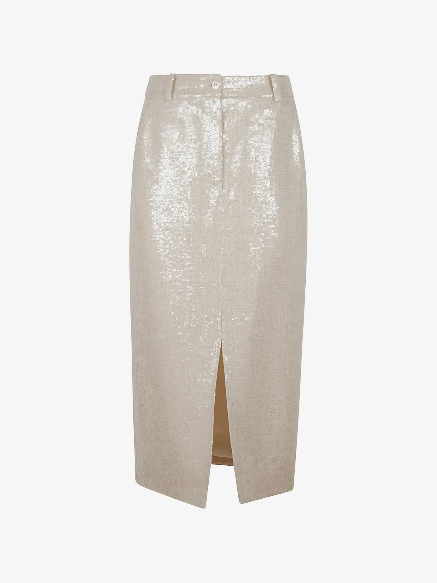 Юбка Sequin-embellished slit midi skirt