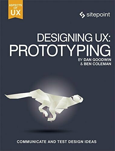 Designing UX: Prototyping Reprinted books