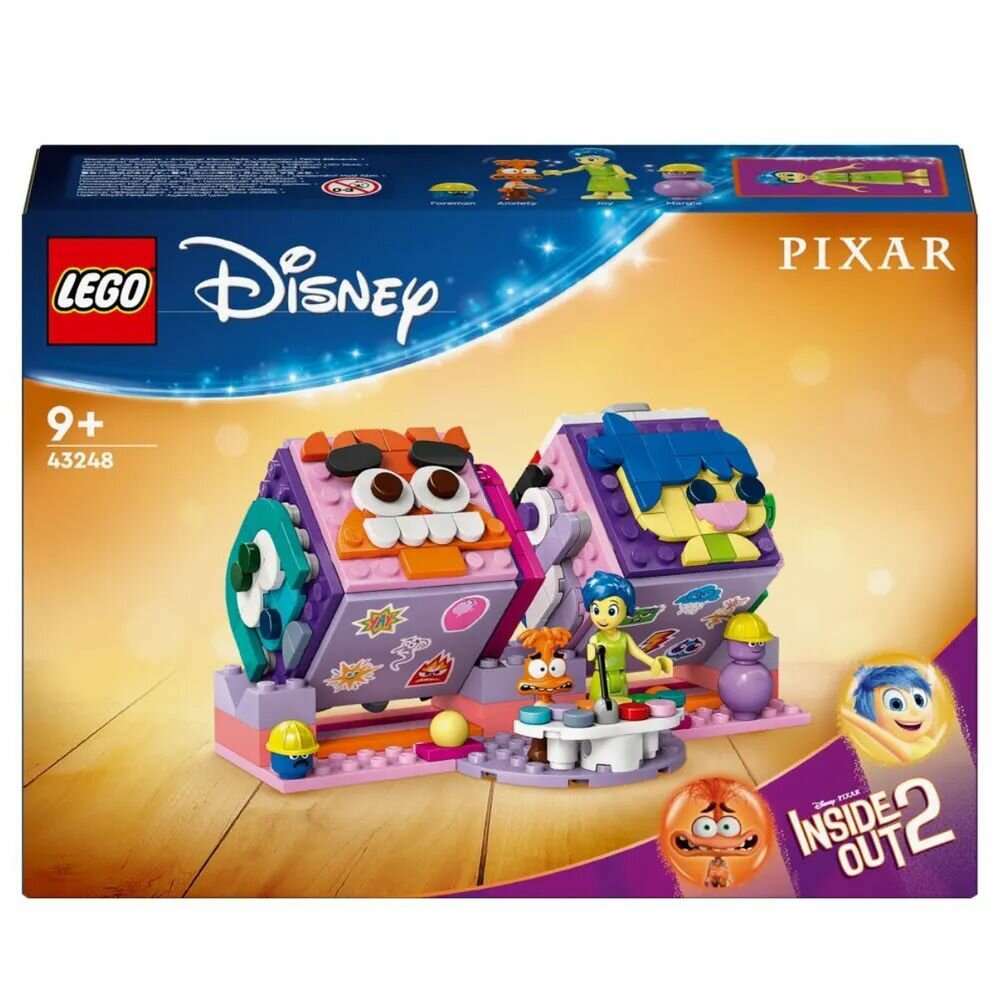 Лего Disney серия, LEGO 43248 2 кубика настроения "Наизнанку", lego конструктор для мальчика, лего для девочек