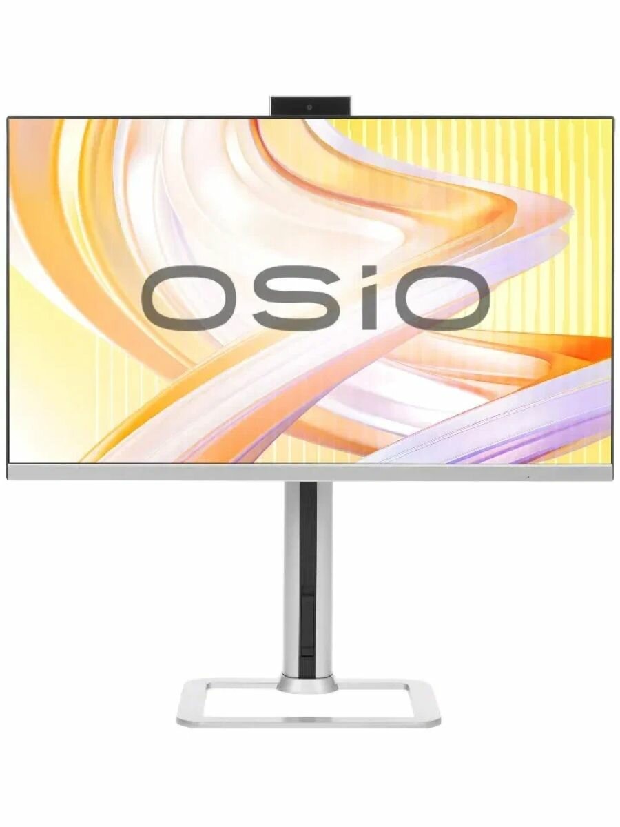 Моноблок 23.8' OSIO FocusLine F240i-004s i5-12400/16GB/512GB SSD/UHD Graphics/1920x1080/Wifi/BT/Cam/noOS/silver