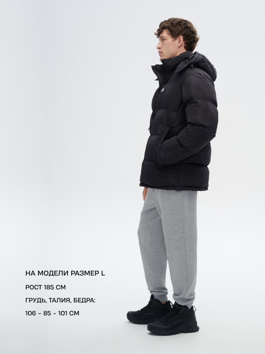 Куртка спортивная RANK PROOF-TEX BL Printed Jacket, размер M, черный — фото 1