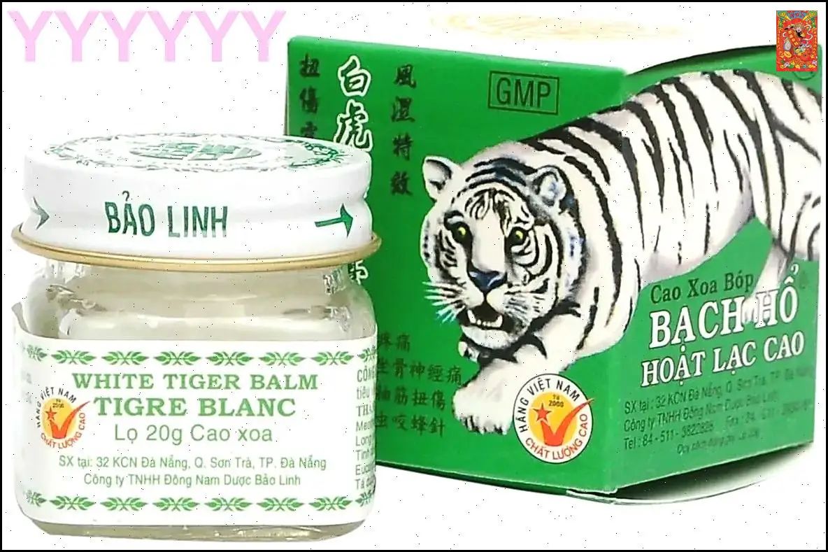 Бальзам "Белый Тигр" (White tiger balm) при суставных , мышечных, головных болях, укусах насекомых 20 г