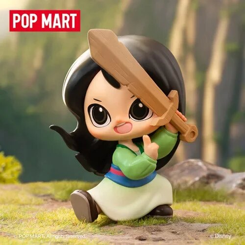 POP MART Disney 100 Юбилейная принцесса фигурки Mulan