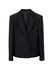 Пиджак Valentino Single-breasted flap-pocket blazer, размер 46, черный