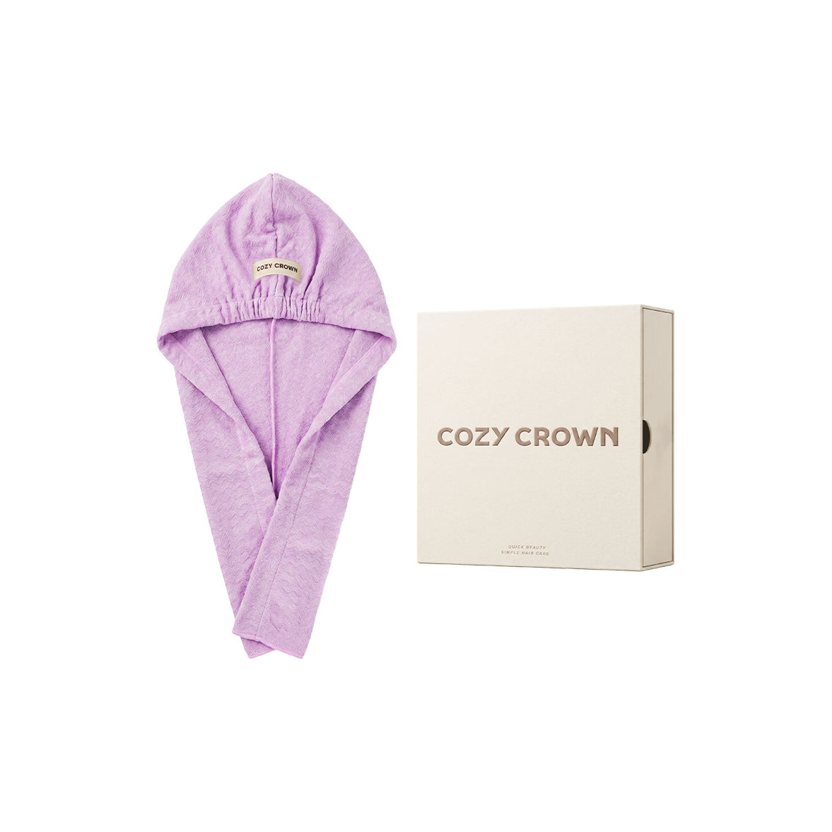 Шапочки для душа COZY CROWN