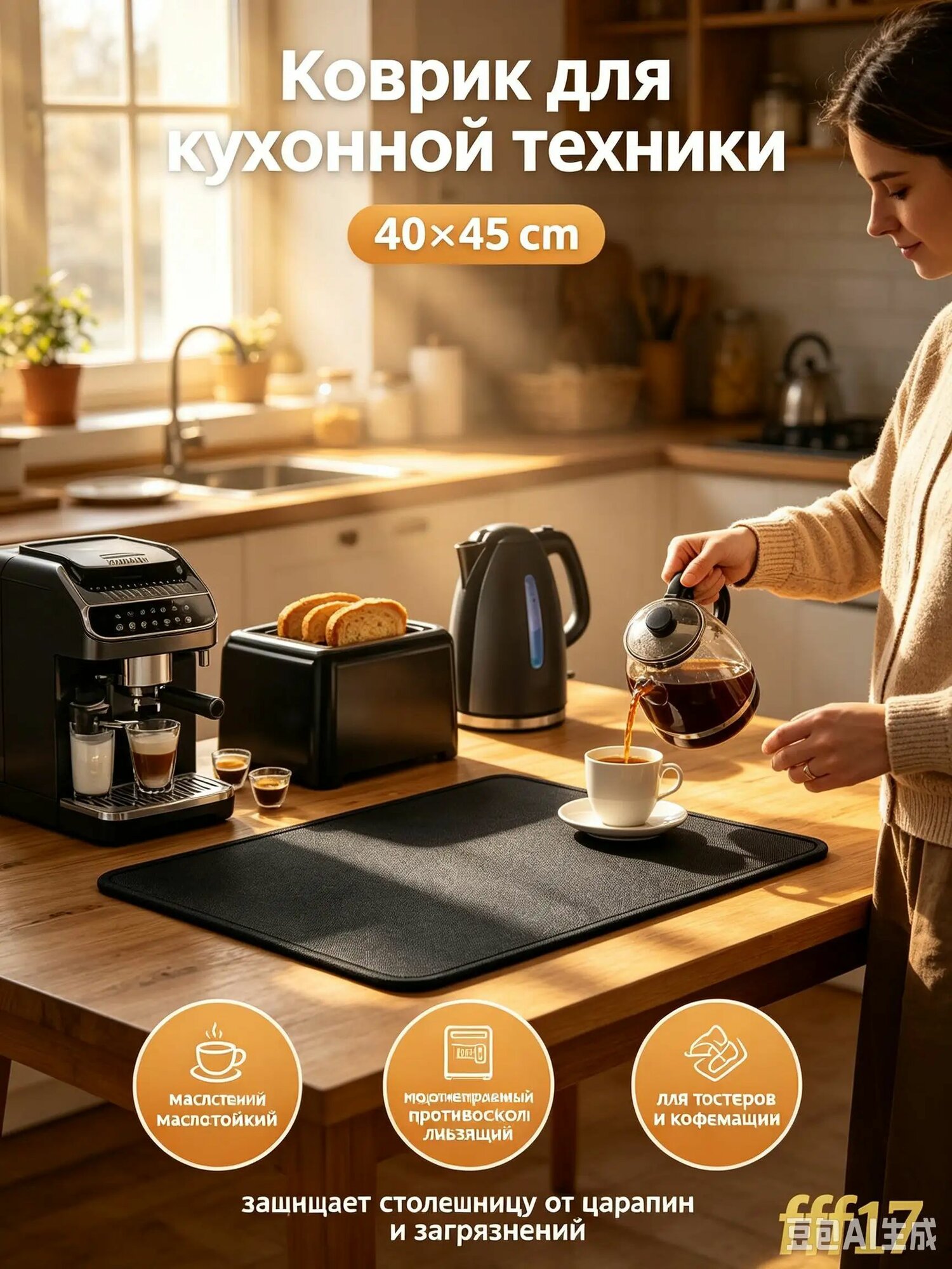 Коврик для приготовления 0.45 м х 40 см, 1 мкм, 1 шт