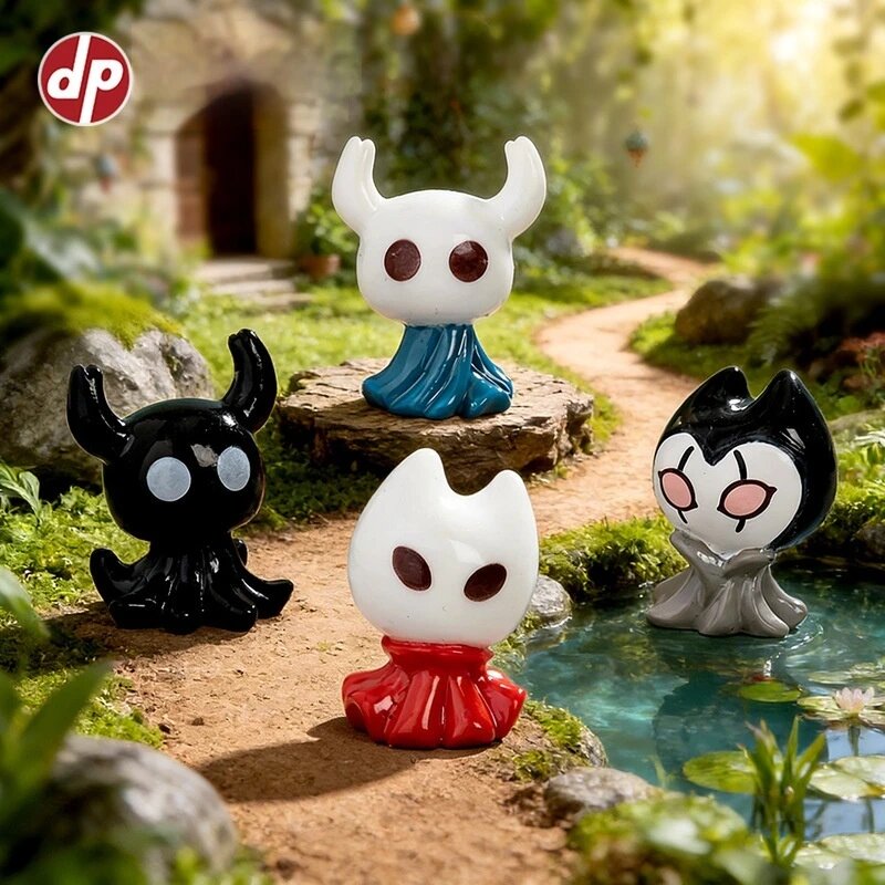 Мини-фигурки Hollow Knight Bandai - Гримм, Хорнет, Рыцарь
