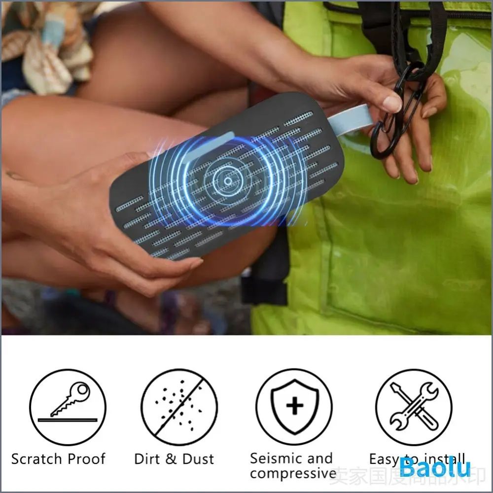 Силиконовый чехол для портативной колонки Bose SoundLink Flex с карабином