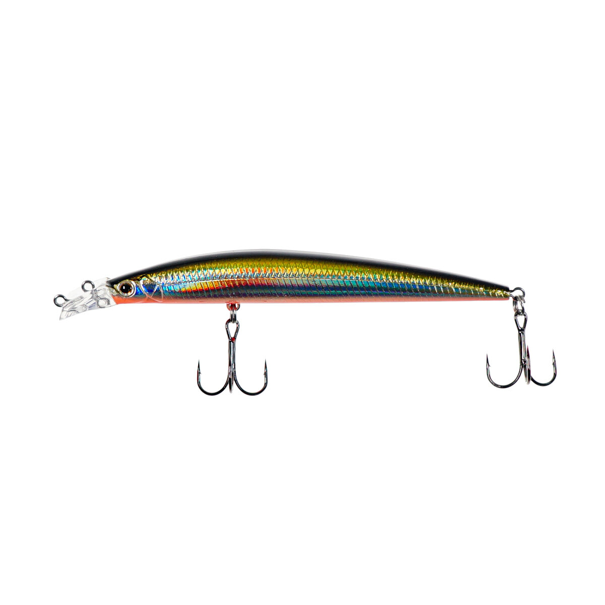 Воблер Strike Pro Top Water Minnow 110F плавающий 110мм 10,5гр 0,2м-0,7м цвет 612T (Natural Shad Silver) (JL-166F#612T)