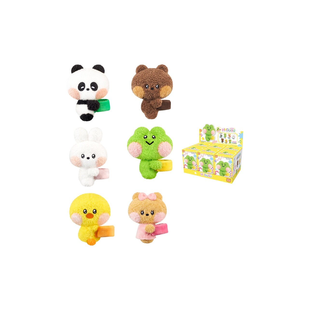 Spiritual Creations LINE FRIENDS minini Haigu Collection MINI DOLL Charm Bangle Doll Blind Boxes