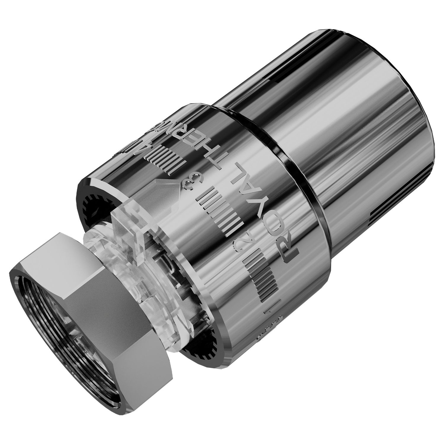 Термоголовка жидкостная ROYAL THERMO М30х1,5 (хром)
