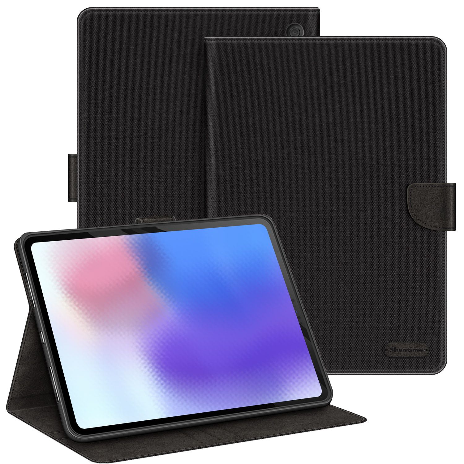 Кожаный чехол Shantime для телефона Amazon Fire HD 10 10.1 2021, защитный чехол с внутренней силиконовой оболочкой из ТПУ и встроенной подставкой.