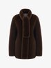 Куртка Valentini 1972 Faux-fur funnel-neck jacket