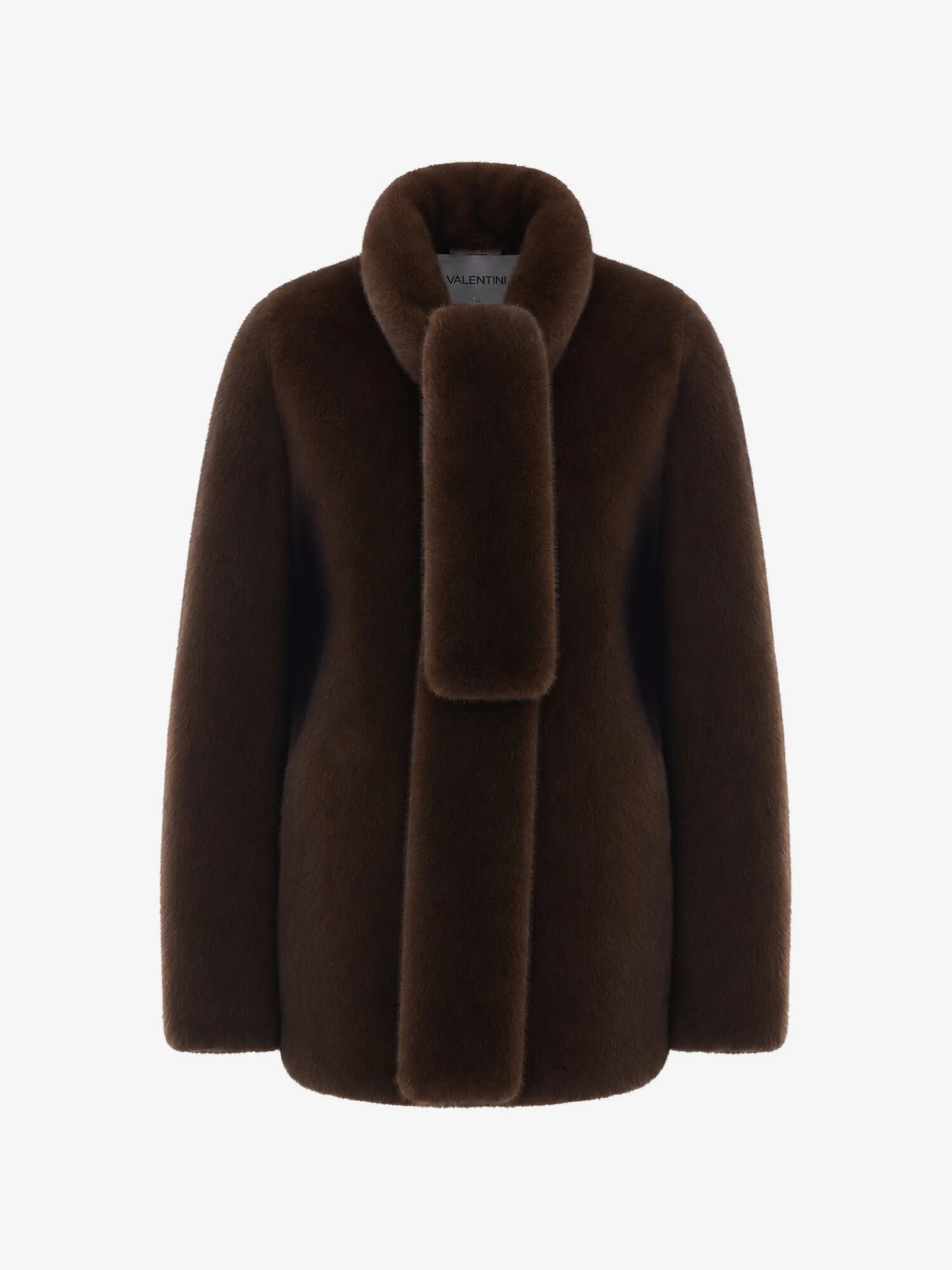 Куртка Faux-fur funnel-neck jacket