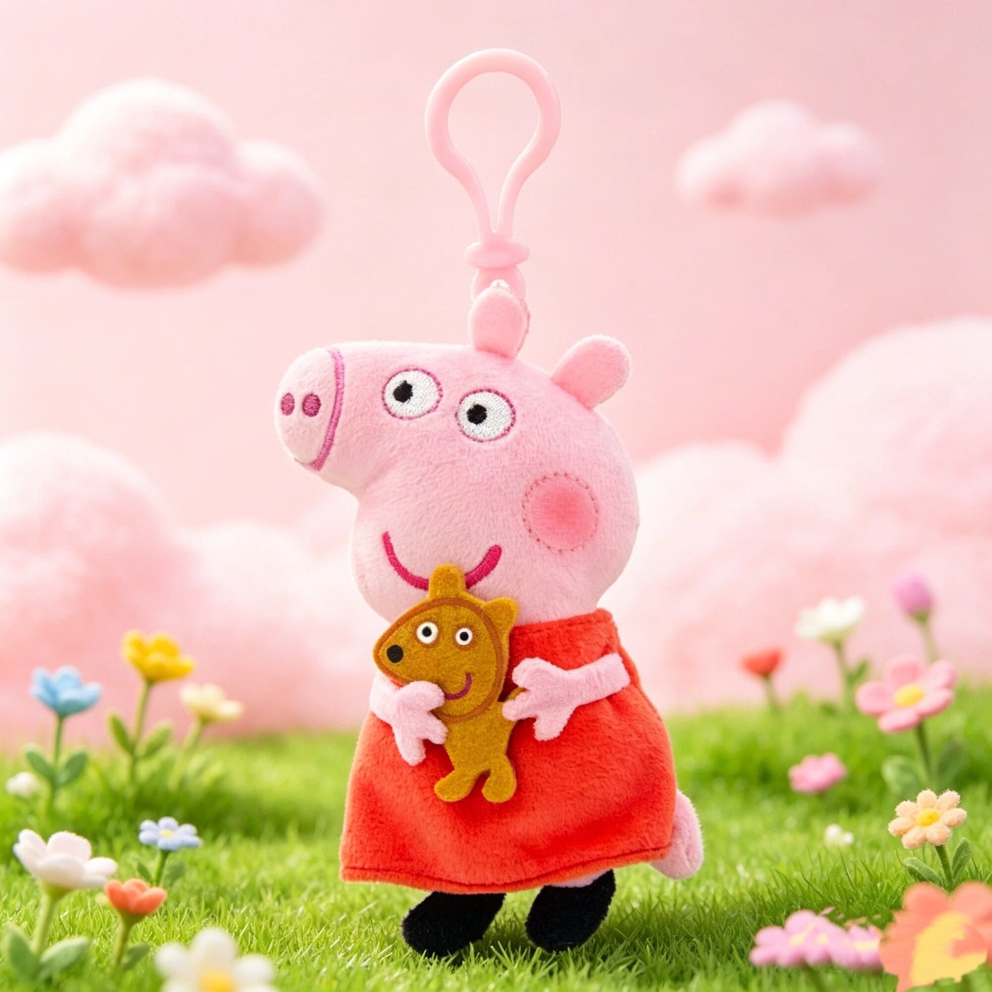 Плюшевый брелок-подвеска «Свинка Пеппа» E－STRONG Height 12CM Peppa1
