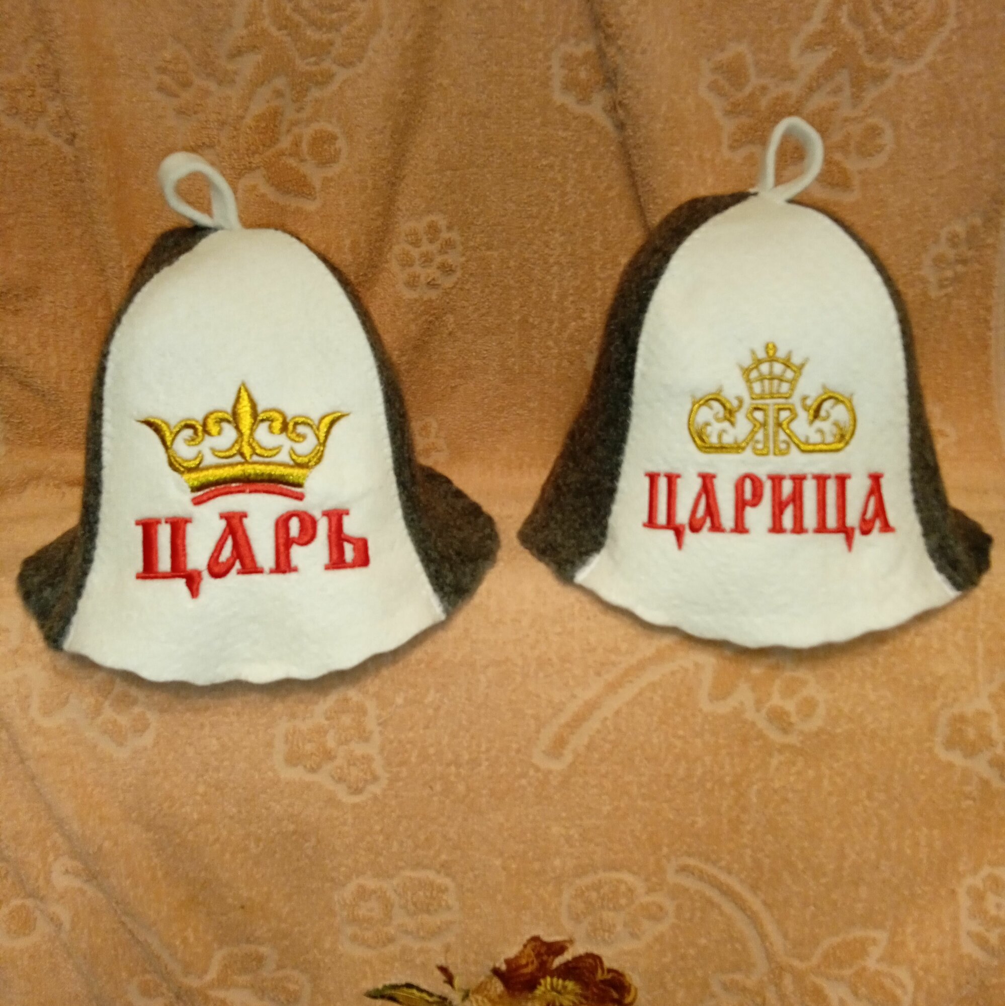 Шапка для Бани и Сауны с Вышивкой! Банная шапка для парной. Шапочка Именная