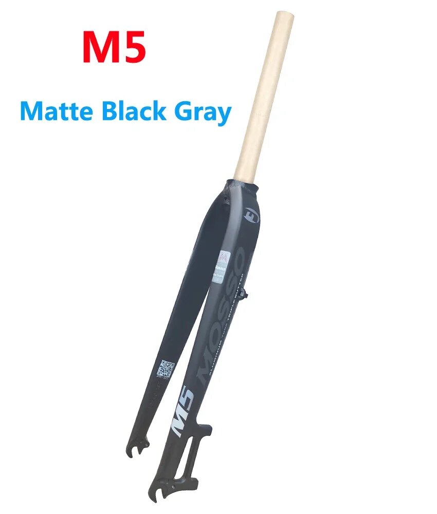 MOSSO М5L/М5//М3 7005TB Дорожная вилка из алюминия 26 27,5 29 Темно-синий, M5 Matte Black Gray
