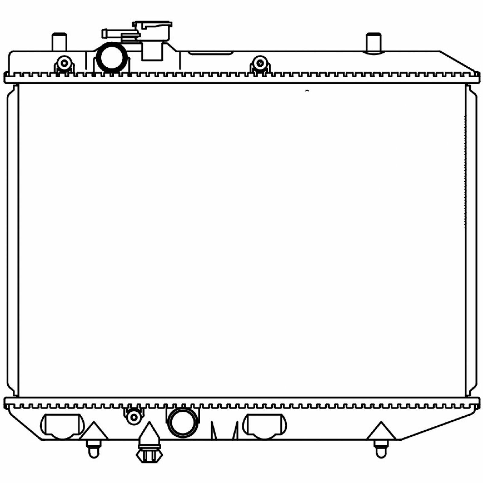 Радиатор охлаждения, для Лифан 320 oem F1301000B1 арт LRC3022