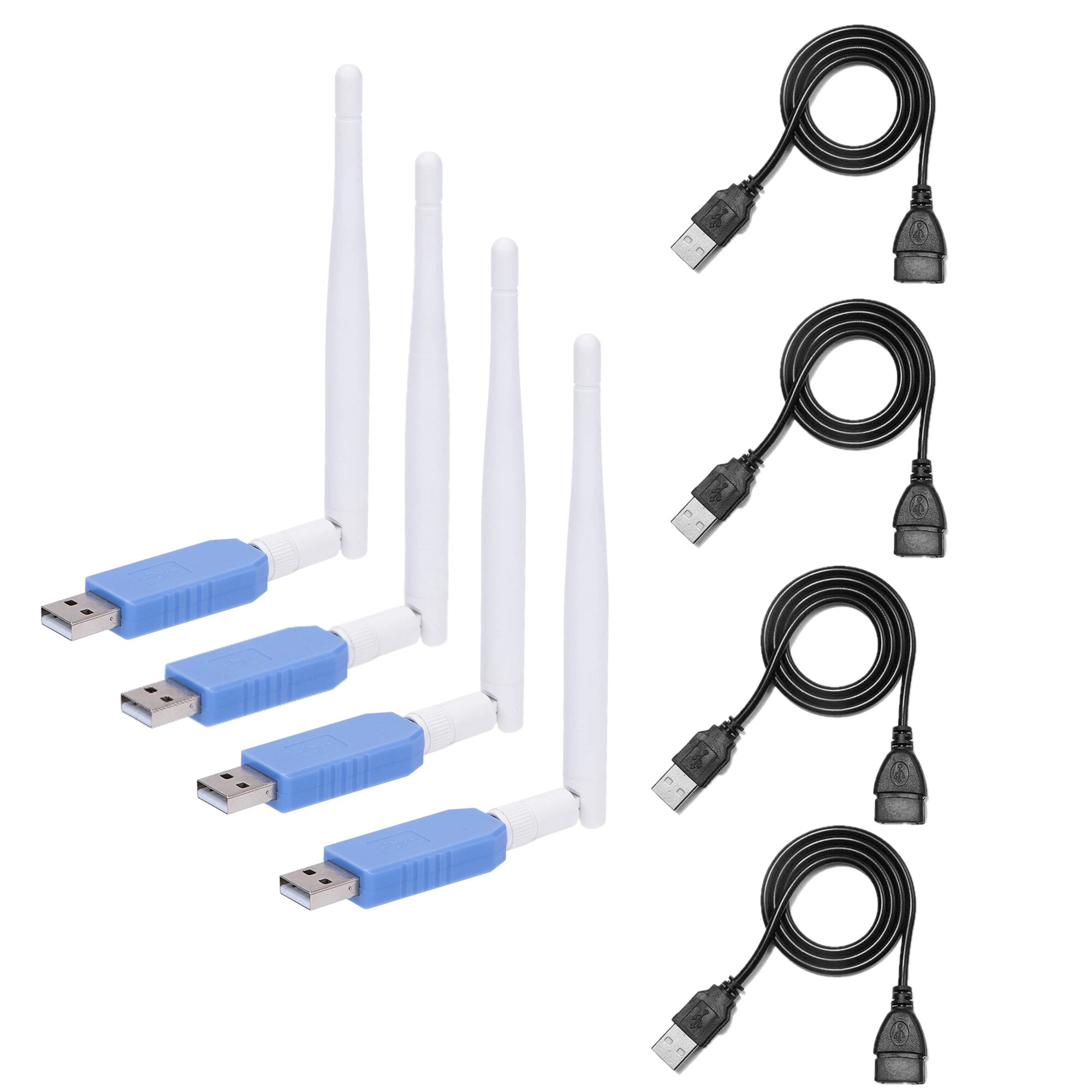 WESMART Home Assistant Connect ZBT-1ZigbeeGateway USB адаптер 4PCS 4x1.5m