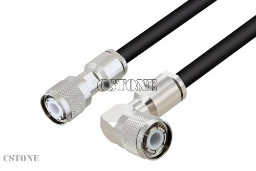 HN штыревой угловой к HN штыревой кабель используя RG214 коаксиальный