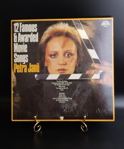 LP Petra Janu - 12 famous and awarded movie songs. Виниловая пластинка 12 дюймов. Чехословакия Supraphon 1984 год.
