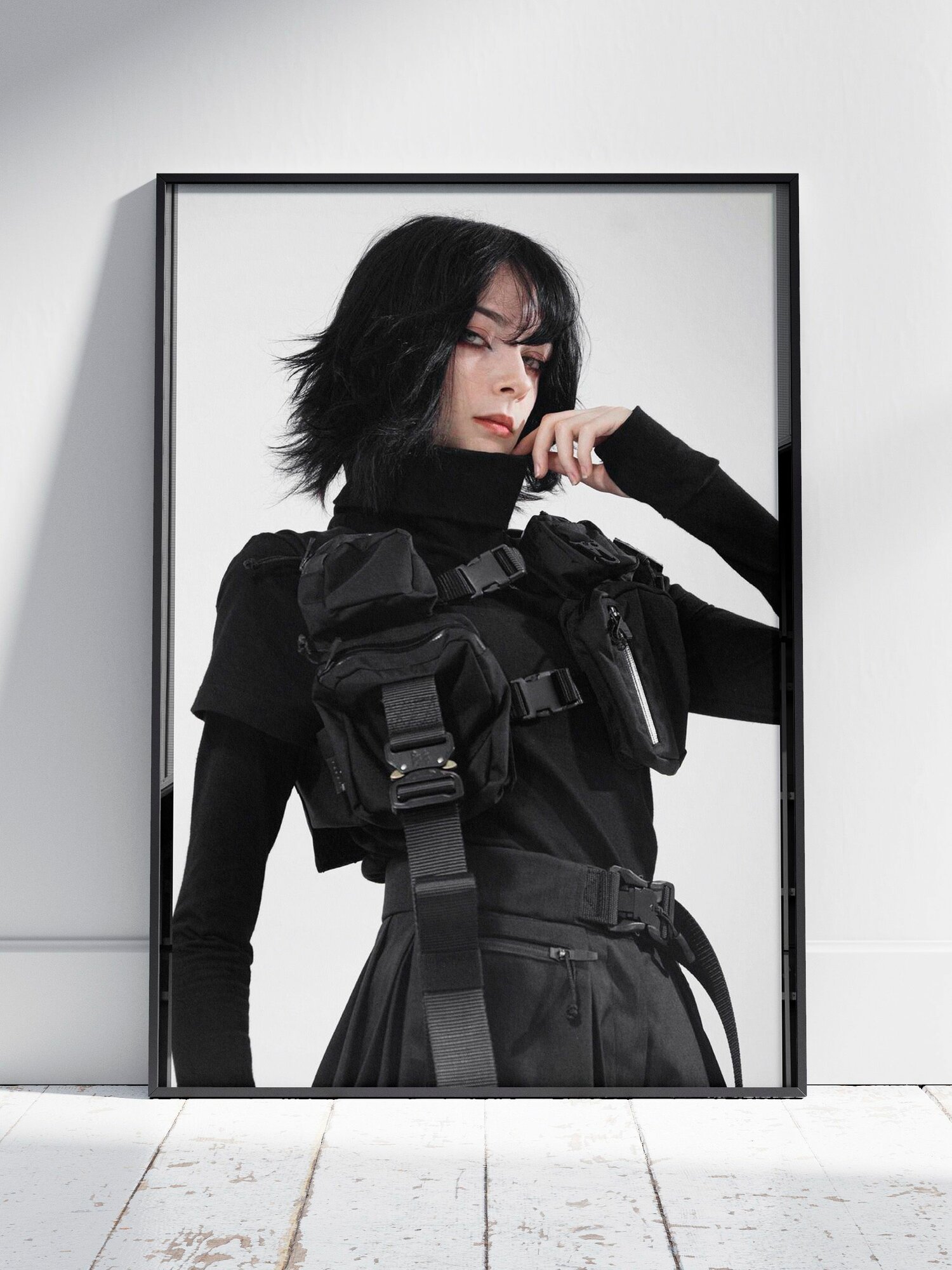 Плакат на стену для интерьера Стиль Техвир (Techwear Style 1) - Постер по моде и эстетике формата A4 (21x30 см)