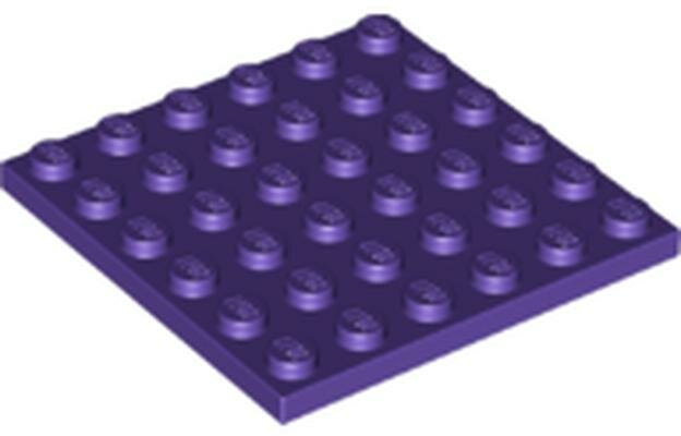 Деталь Lego 3958 Plate 6 x 6