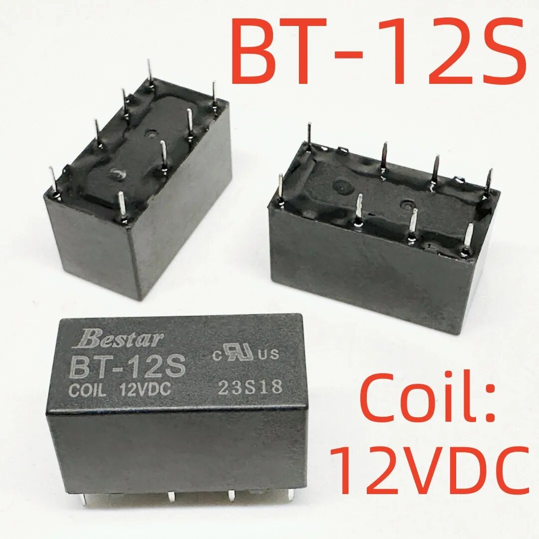 Bestar BT-12S реле 12VDC 8 контактов