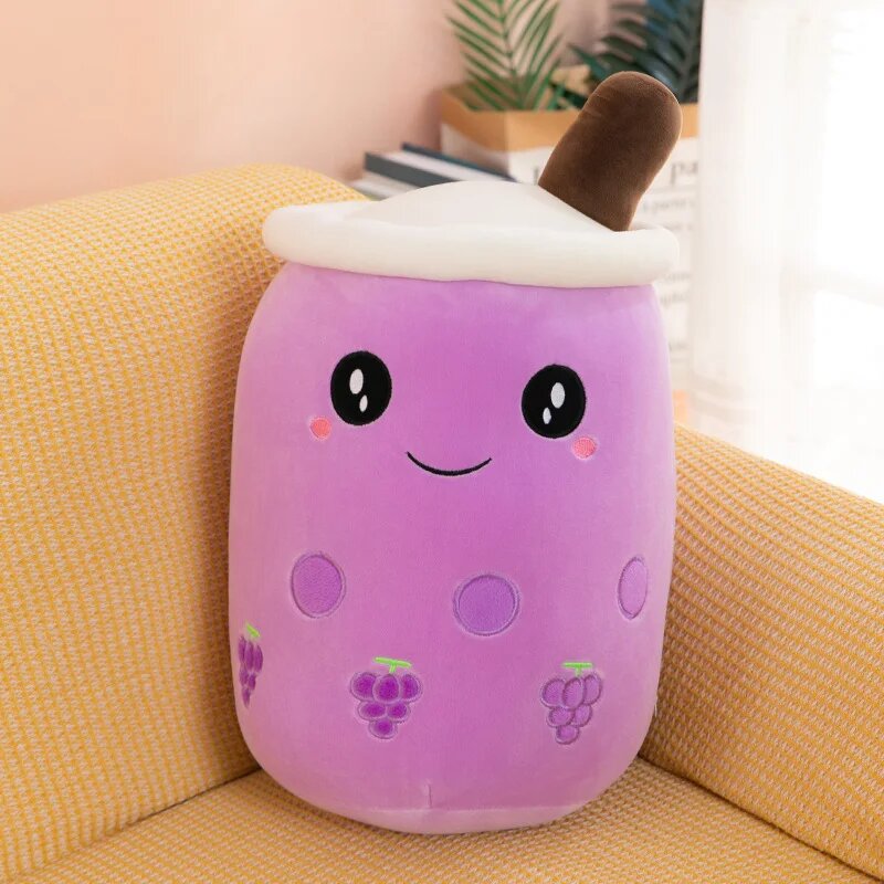 Плюшевая игрушка Bubble Tea, фиолетовый глаз, 23 см