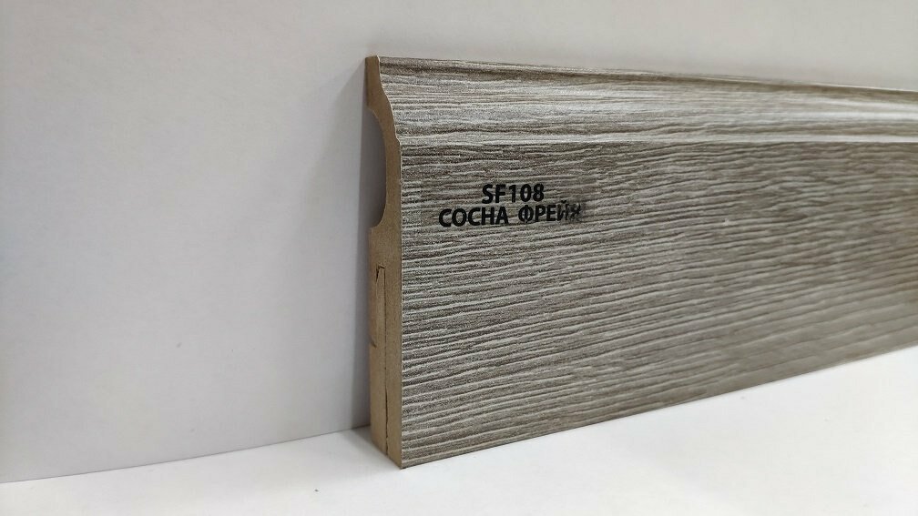 Плинтус Wood Plinth МДФ Сосна фрейя SF108, 1 шт.
