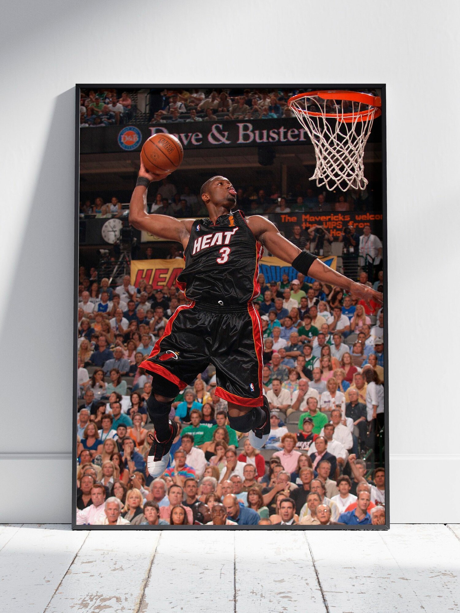 Плакат на стену для интерьера Легенды Баскетбола (Дуэйн Уэйд - Dwyane Wade 4) - Постер по спорту и физической активности формата A4 (21x30 см)