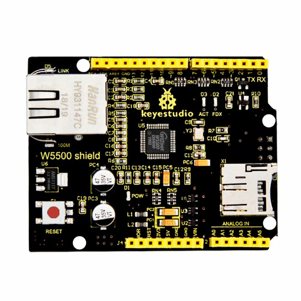 Keyestudio KS0443 Ethernet Shield для Arduino