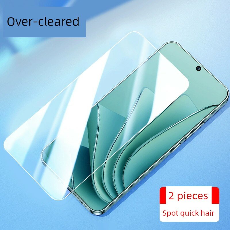 Олеумный стеклянный экран для OnePlus Ace 2V с защитой от синего света, высокая прозрачность, комплект из 2 шт. для