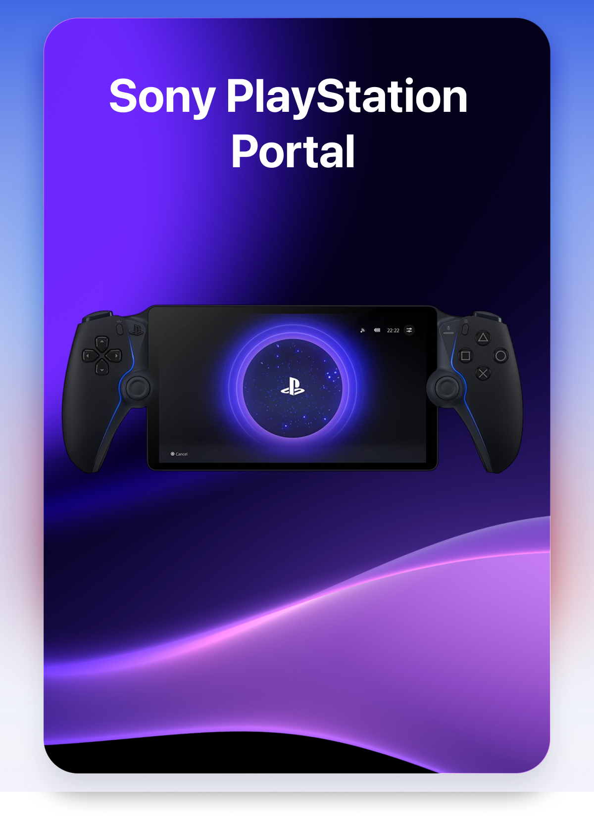 Игровая портативная консоль Sony PlayStation Portal Remote Player для PS5, Midnight Black (Черный)