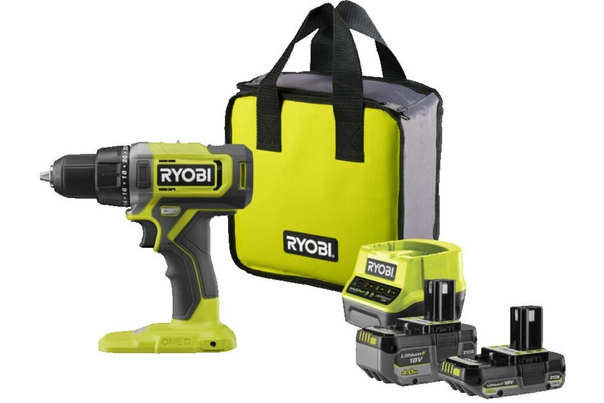 Дрель-шуруповерт Ryobi 18В RDD18-2C42S