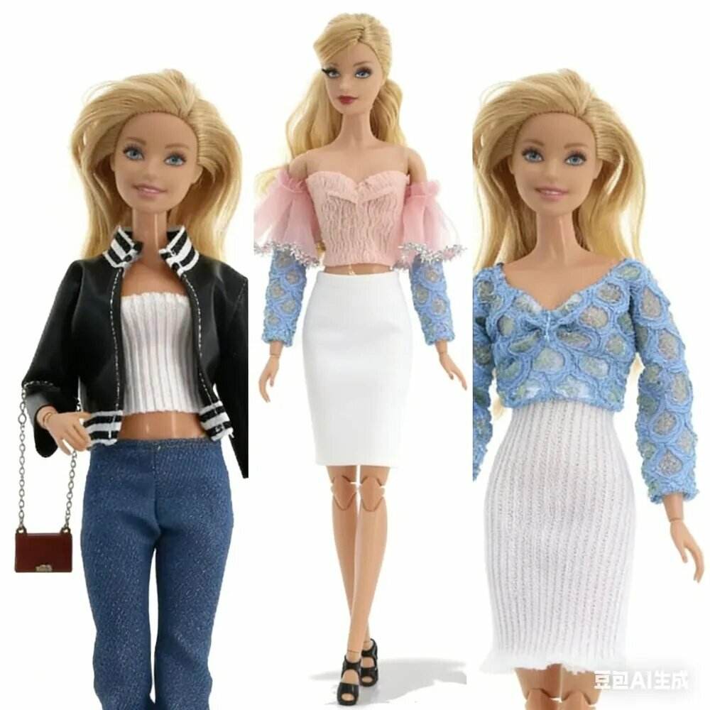 Куклы Одежда(Barbie )/ Одежда для Барби/Подходит для 30CM куклы Барби ,6шт