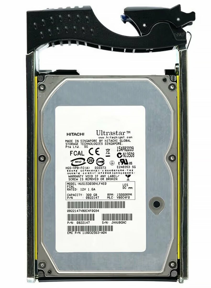 EMC 300Gb 15000 Fibre Channel 3.5" HDD 0B22147