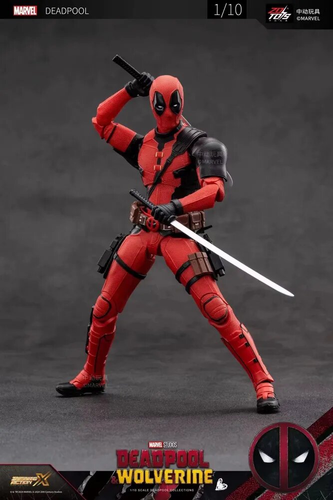 Фигурка Deadpool Wolverine от ZD Toys 18 см коллекционная пластиковая игрушка для мальчиков 14+ — фото 1