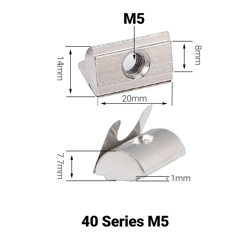 Гайка шрапнельная 40-M5 M5