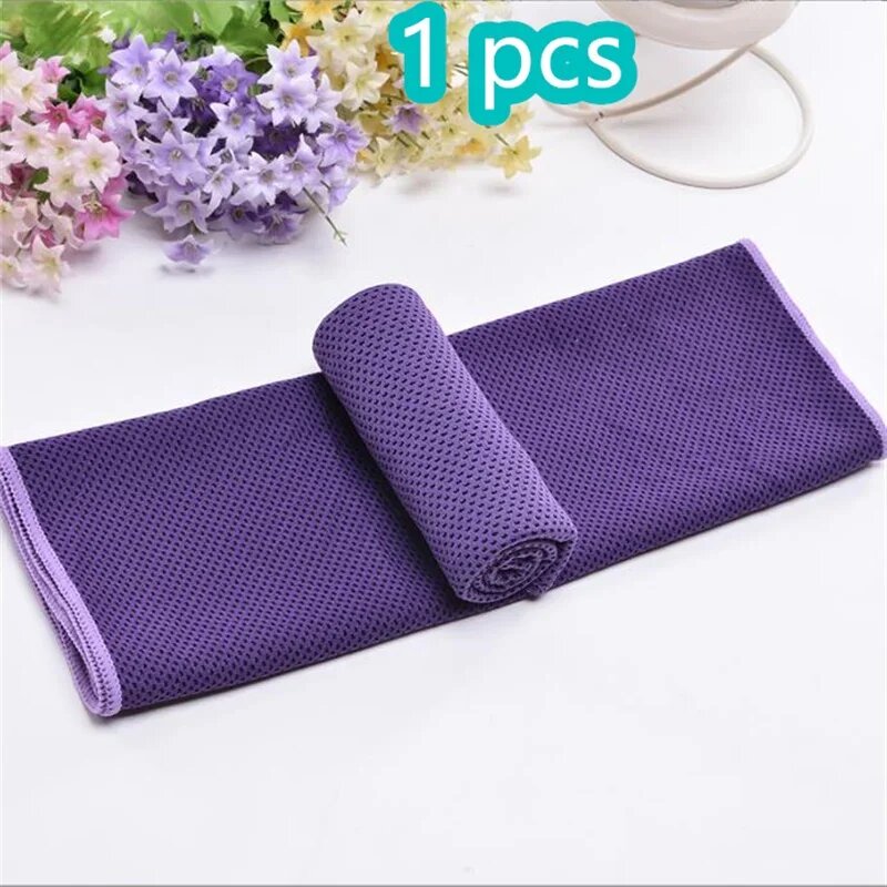 Фиолетовое спортивное полотенце для фитнеса 1pcs-7