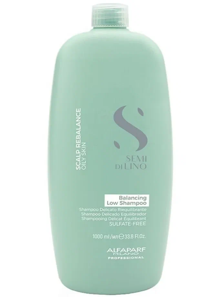 Шампунь Alfaparf Milano Semi Di Lino Scalp Balancing Low Shampoo, Балансирующий, 1000 мл