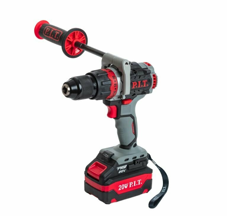 Дрель P.I.T. PSB20H-13C/1 X-DRIVER, (1 акк,4 А*ч) ЗУ, кейс