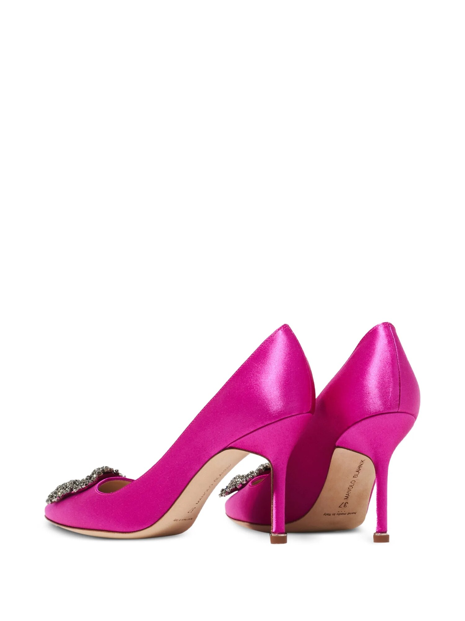 Туфли Hangisi 90 crystal-buckle pumps 