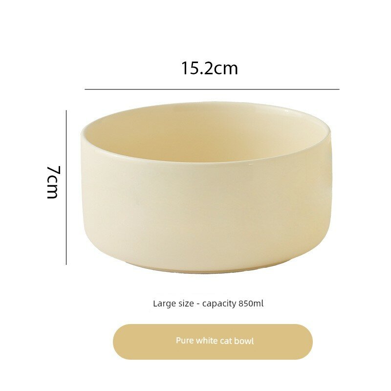 Nai Huang Pure Color 850 мл одиночная керамическая миска для кошек