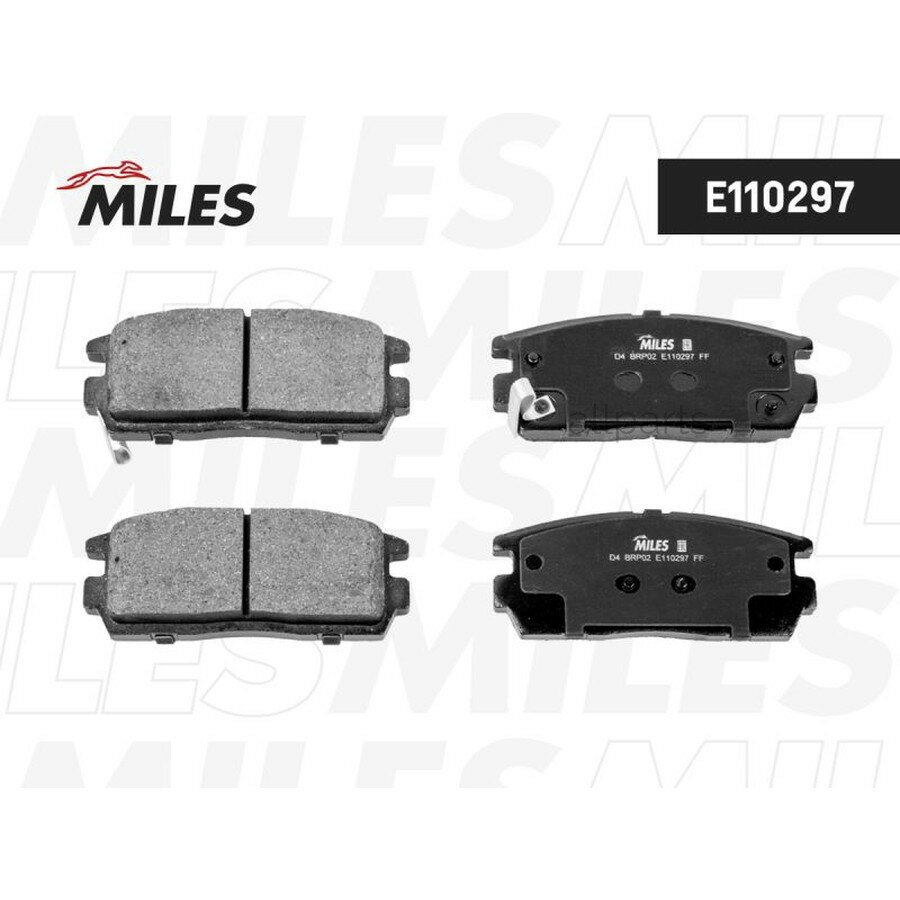 MILES E110297 Колодки тормозные CHEVROLET CAPTIVA/OPEL ANTARA 2.4/3.2 06- задние