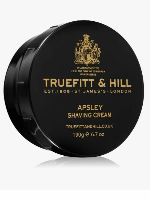 Крем для бритья Apsley Truefitt & Hill, 190 гр