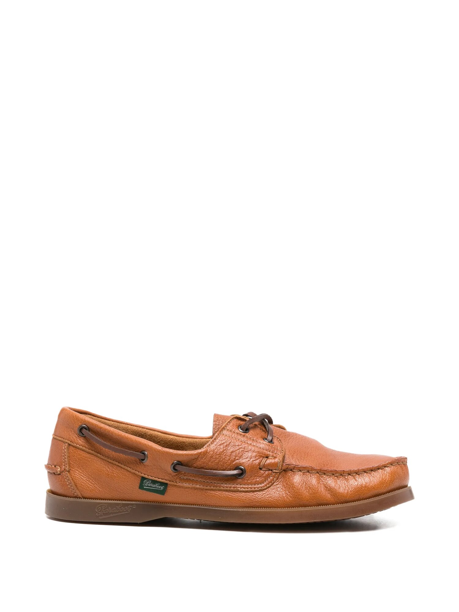Туфли Lace-up leather boat shoes 