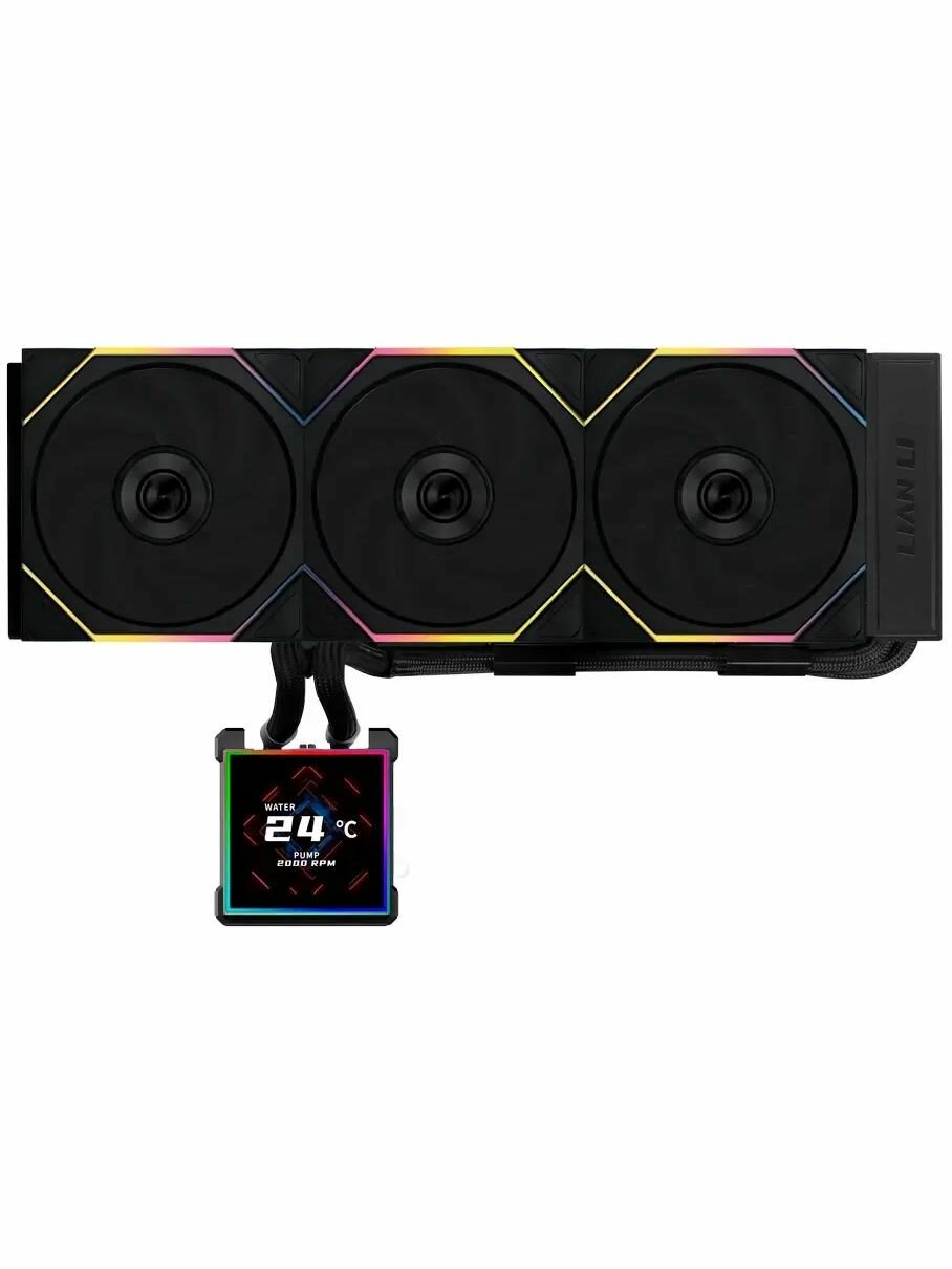 Система водяного охлаждения для ПК Lian Li HydroShift II LCD-S 360TL ARGB G89. GHS2LCDS36TB. R0