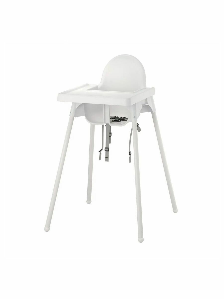 Стульчик для кормления IKEA ANTILOP, цвет белый, от 6 мес до 3 лет